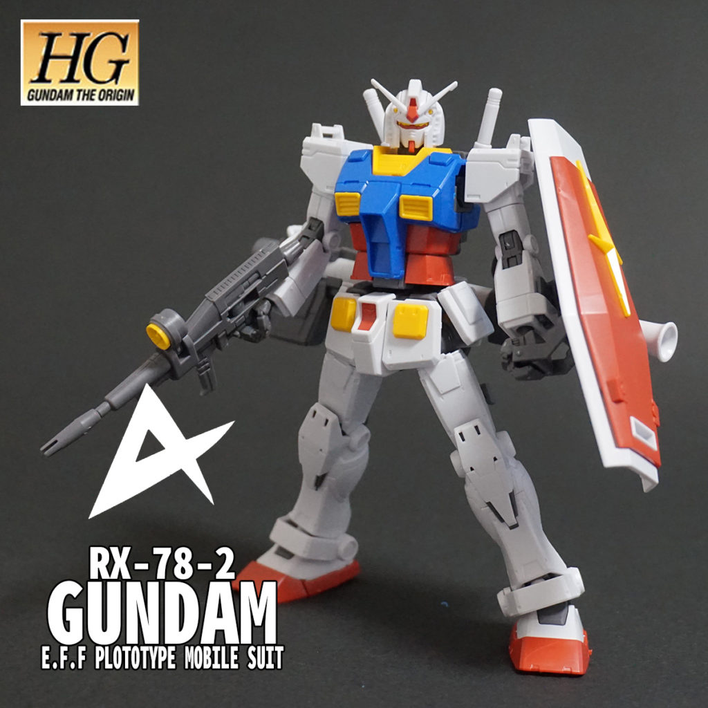 HG ORIGIN RX-78-02 ガンダム(GUNDAM THE ORIGIN版) レビュー開始！！