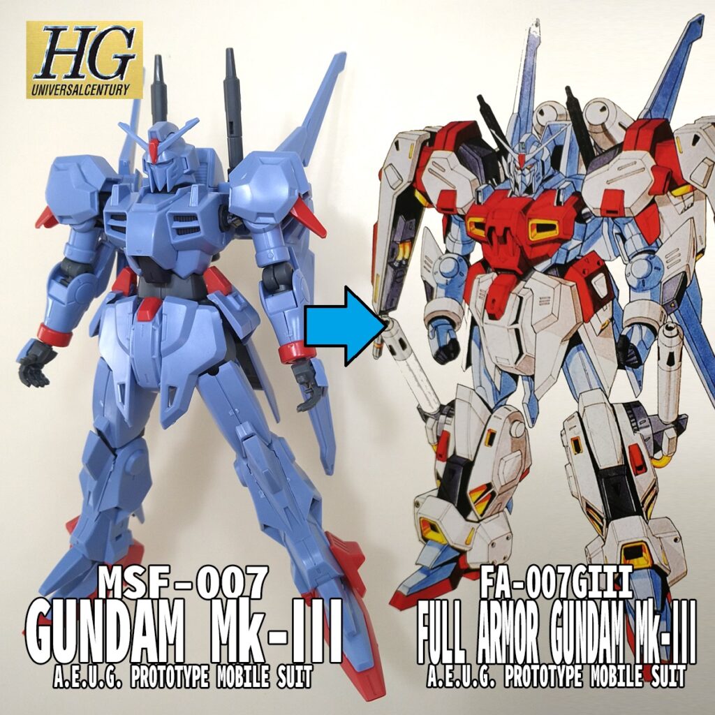 HGUC ガンダムMk-Ⅲ | DMNのガンプラ作成記