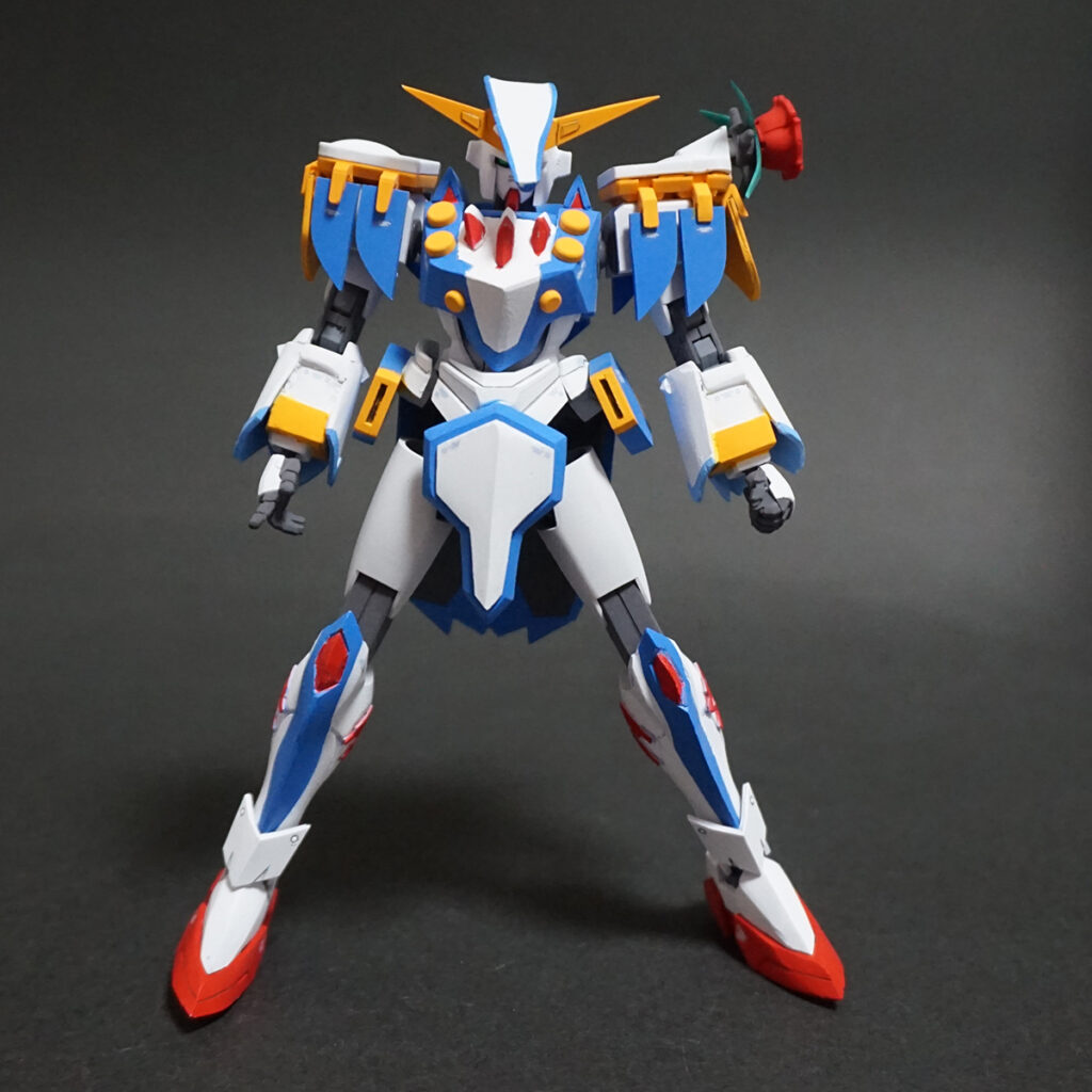 HGFC ガンダムヴェルサイユ (ガンダムローズ改造品) 完成！！