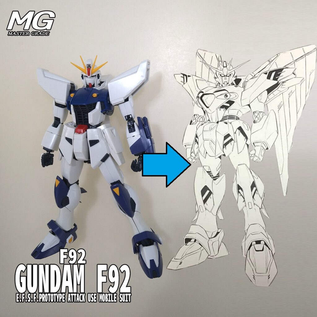 MG ガンダムF91 → ガンダムF92 頭部改造開始！！