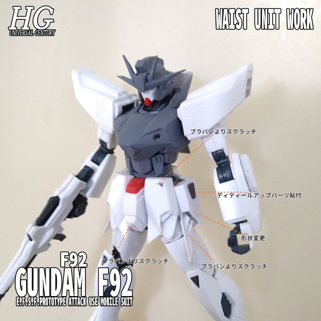 HGUC ガンダムF91 | DMNのガンプラ作成記